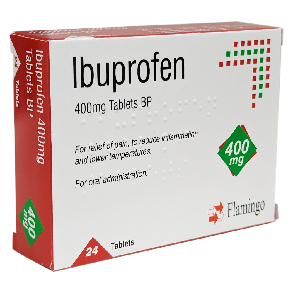 Buy Ibuprofen 400mg Tablets - 24 Tablets | Pain Relief | UK Pharmacy