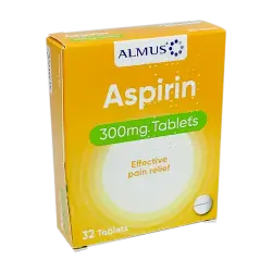 Buy Aspirin 300mg Tablets - 32 Tablets | Pain Relief | UK Pharmacy