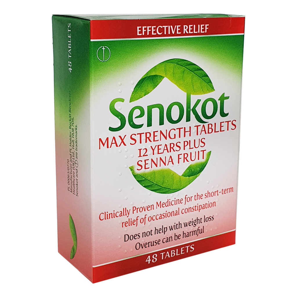 Buy Senokot Max Strength 15mg 48 Tablets | Constipation
