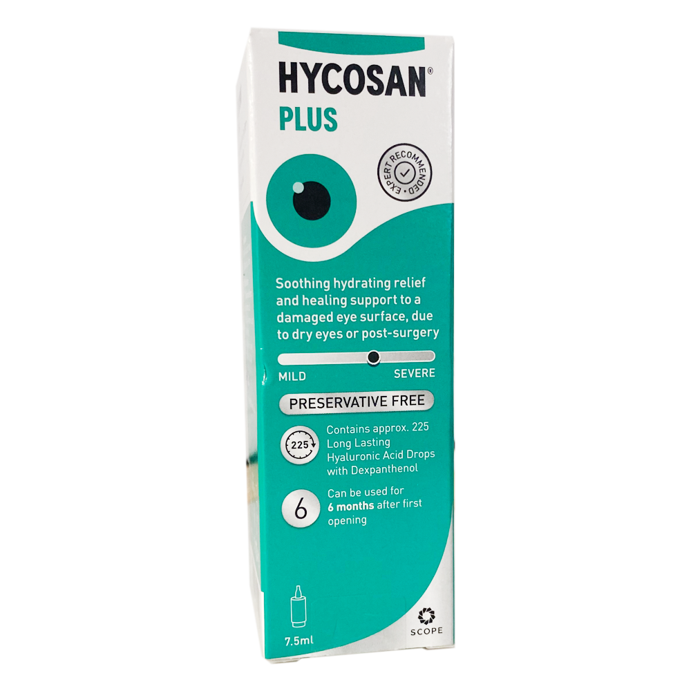 Buy Hycosan Plus Preservative Free Eye Drops 7.5ml | Eye Care | Meds UK