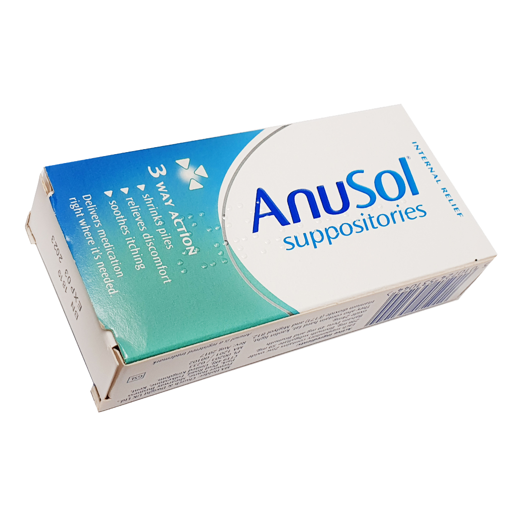 Buy Anusol Suppositories | Haemorrhoids Relief