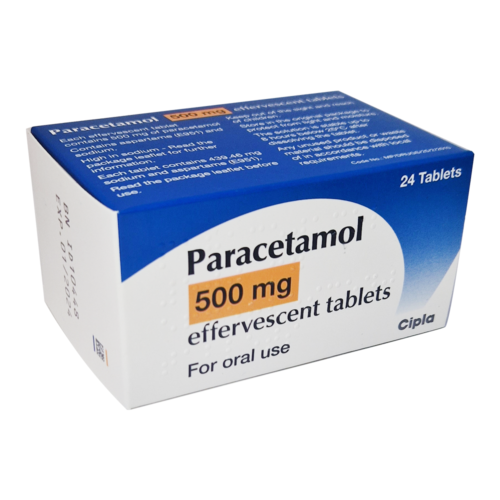 Buy Paracetamol 500mg Soluble Tablets - 24 | Cold & Flu | Meds UK