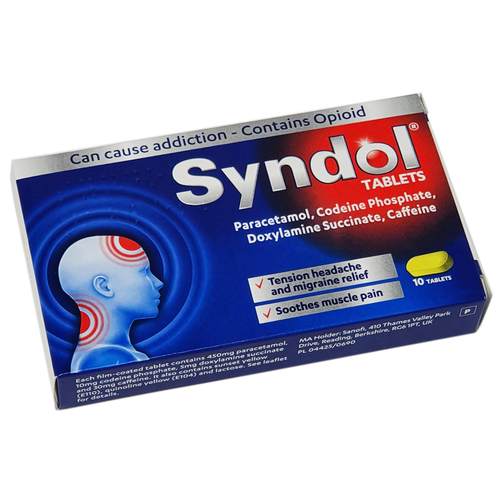 Buy Syndol 10 Tablets | Pain Relief | Online Pharmacy UK