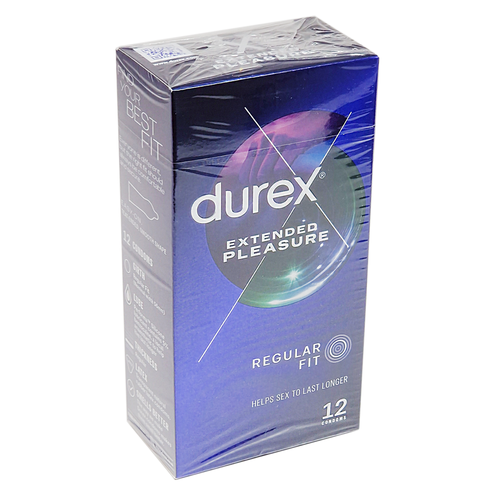 Buy Durex Extended Pleasure Condoms 12-Pack Online UK