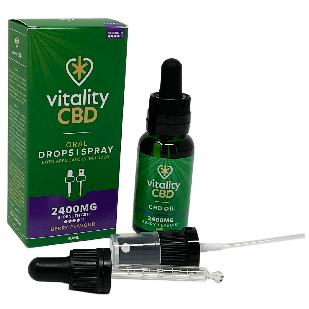 Vitality CBD Drops & Spray | Natural CBD Oil Free From THC | Online Meds UK