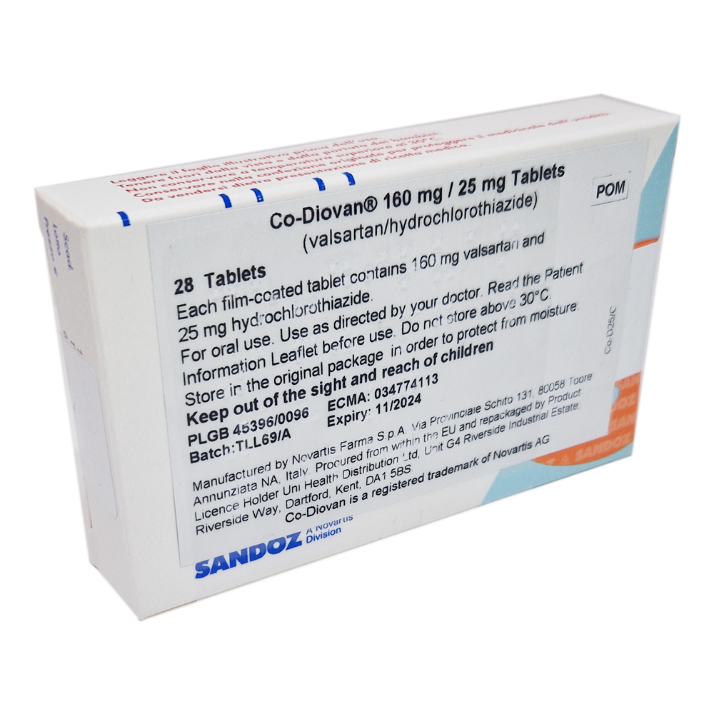 Co-Diovan Tablets | SimplyMeds Online