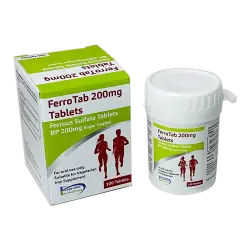 Buy Ferrous Sulphate 200mg Tablets x100 | Supplements | UK Online Pharmacy