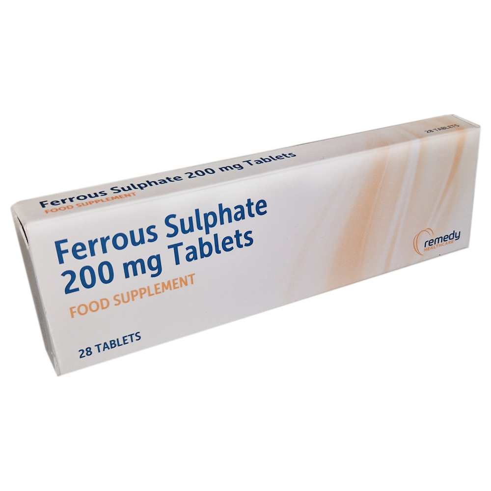 Buy Ferrous Sulfate 200mg Tablets x28 | Supplements | UK Online Pharmacy