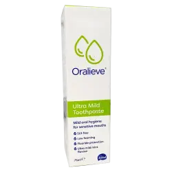 Buy Oralieve Ultra Mild Toothpaste for Dry Mouth 75ml | Dental Products