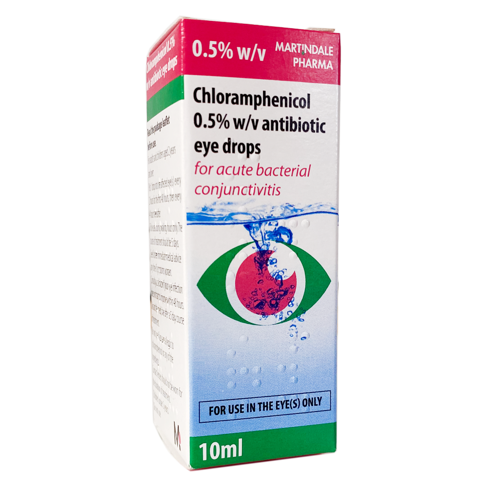 Buy Chloramphenicol 0.5% w/v Infected Eye Drops | Eye Care