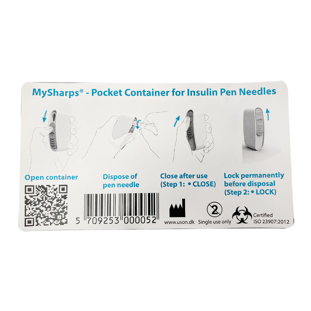 MySharps Pocket Container for Insulin Pen Needles | UK Meds Online | UK ...
