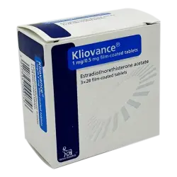 Kliovance Tablets 1mg / 0.5mg | UK Meds Online | UK Online Pharmacy